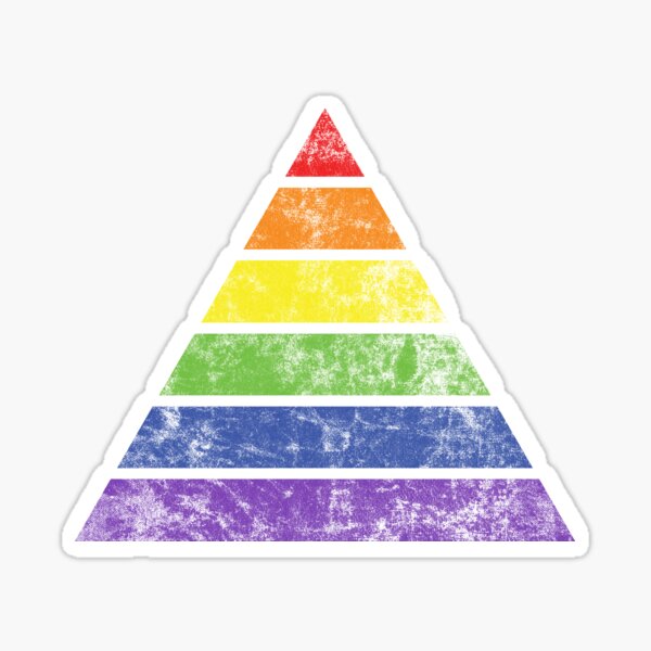 "LGBTQ TRIANGLE Upside Down Triangle Rainbow Pride Triagle Design Gay ...