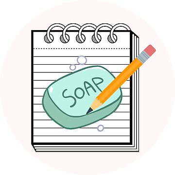 "Soap Note" Sticker for Sale by OTave | Redbubble