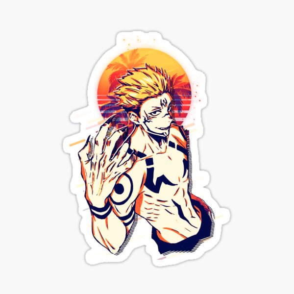 "Sukuna" Sticker for Sale by SiksisArt | Redbubble