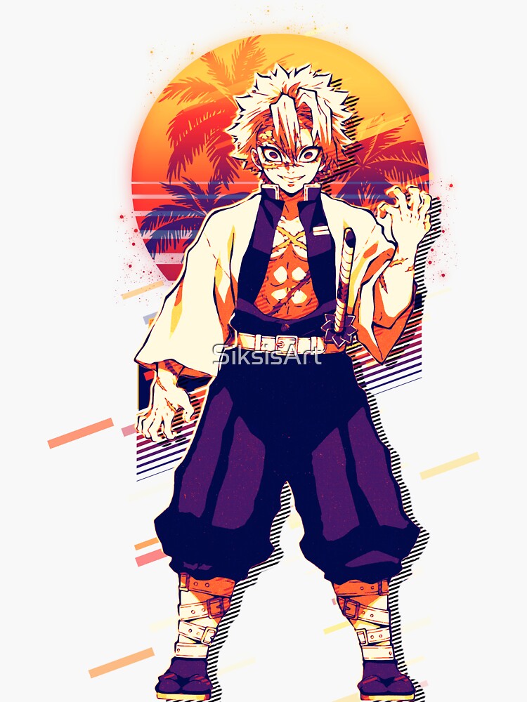 "Sanemi Shinazugawa" Sticker for Sale by SiksisArt | Redbubble