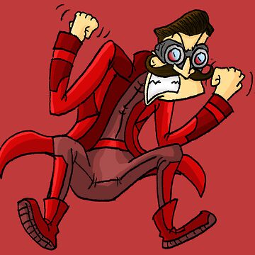 "Angry Robotnik" Sticker for Sale by hillsidecomics | Redbubble