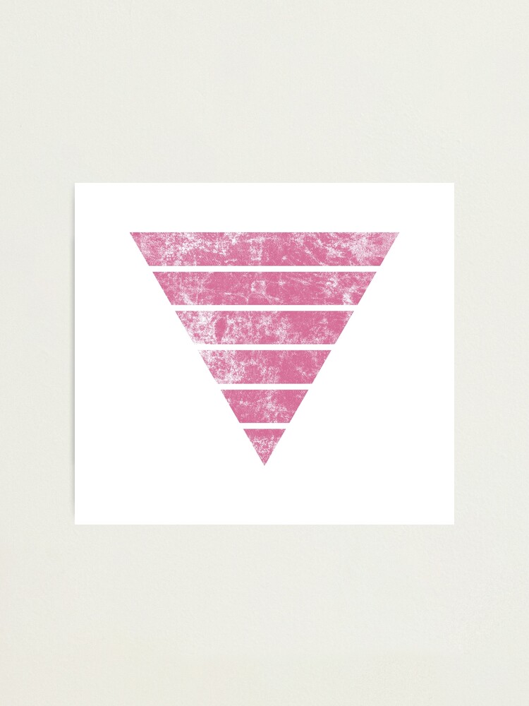 "LGBTQ TRIANGLE HOODIE USD PINK Upside Down Triangle Lesbian Design ...