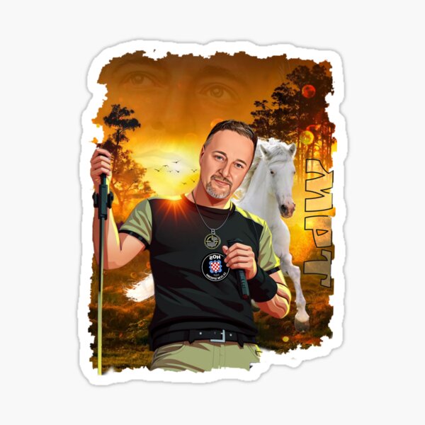 "Marko Perkovic Thompson Croatia Rock Kolekcija" Sticker for Sale by ...