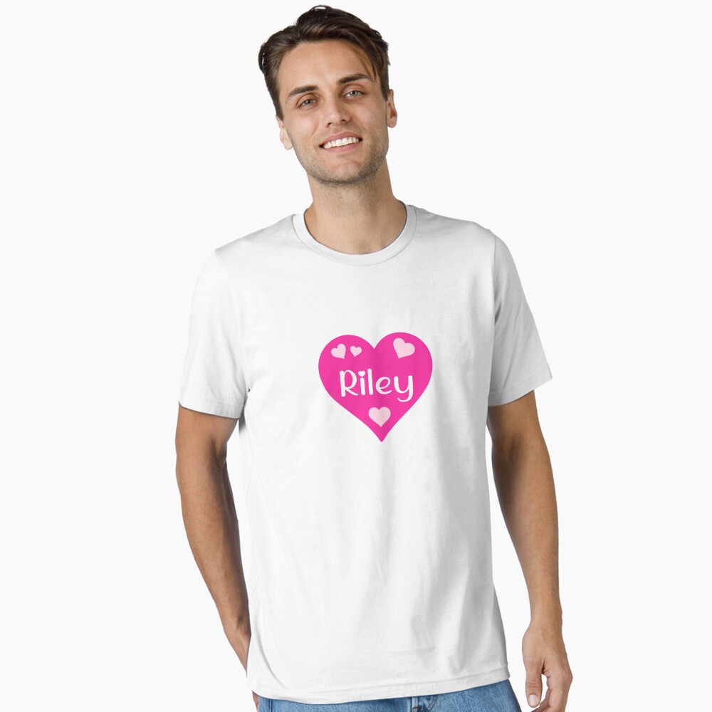 "Riley Name Pink Heart " Sticker for Sale by jeallan | Redbubble