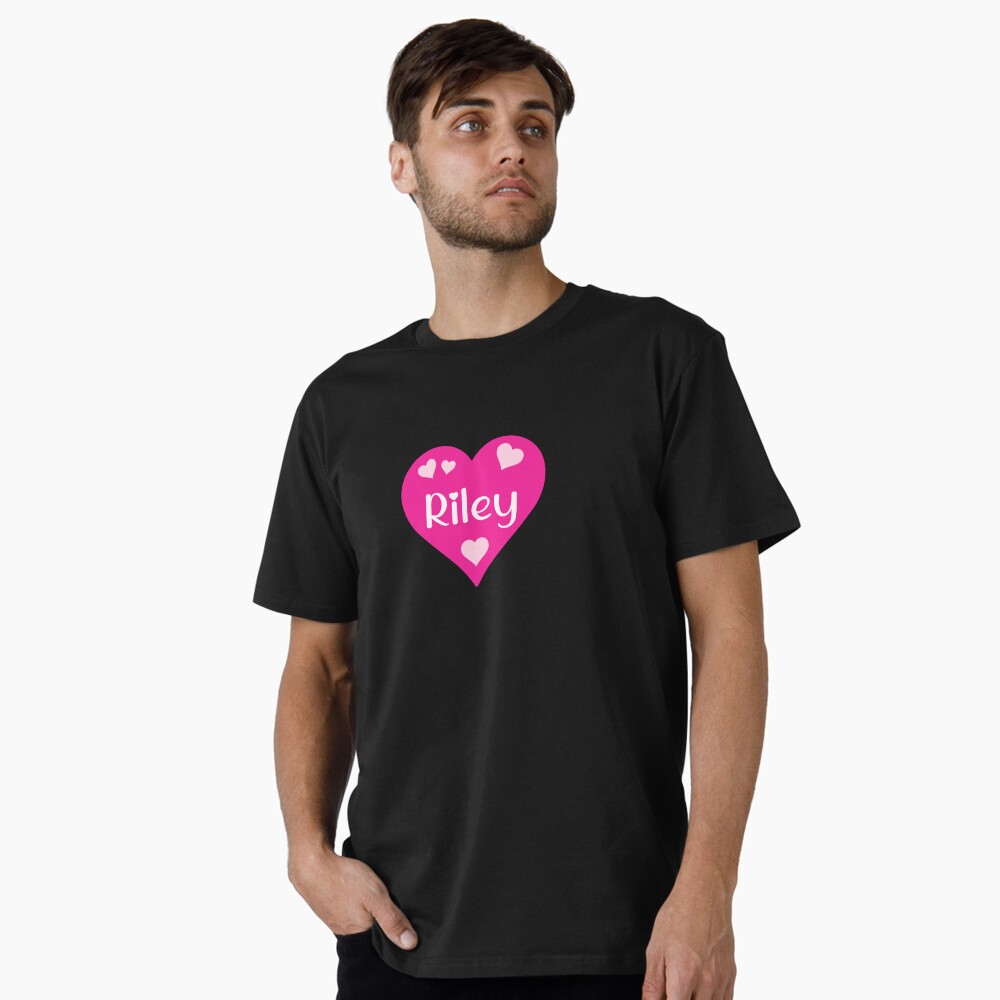 "Riley Name Pink Heart " Sticker for Sale by jeallan | Redbubble