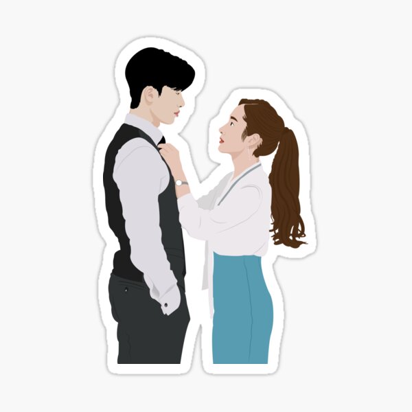 "What's Wrong with Secretary Kim" Sticker for Sale by VectorVasu ...