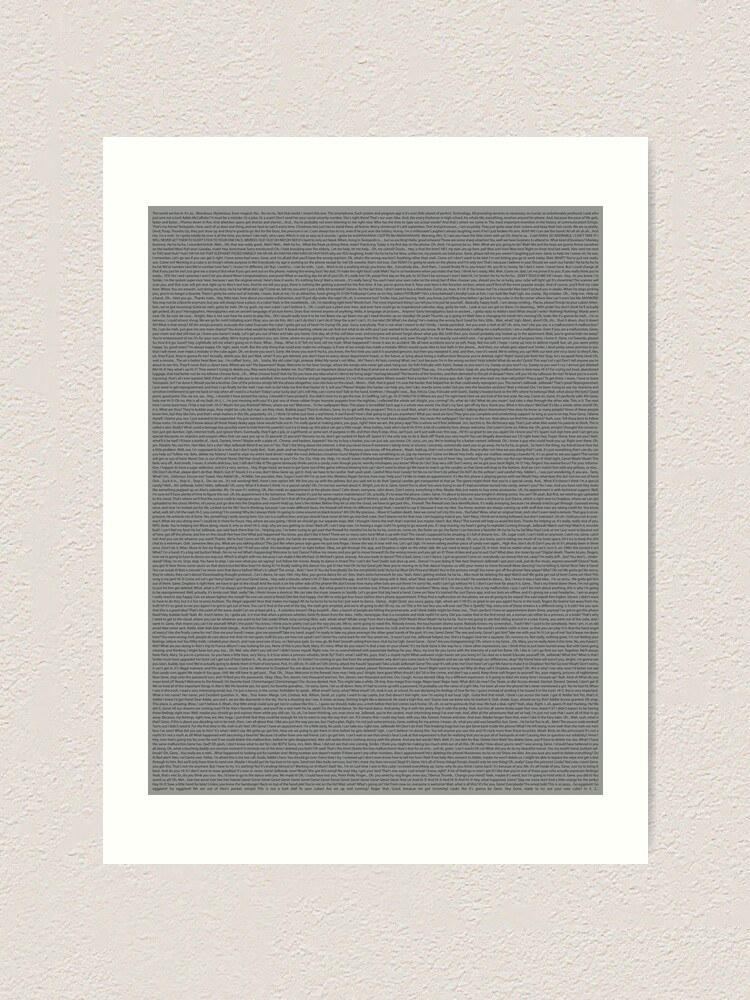 "Emoji Movie Script" Art Print by FreeflowArt | Redbubble