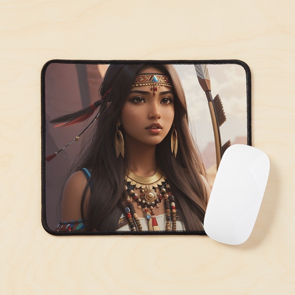 "Native American Beautiful Warrior Girl Amazing Hunter | Beautiful girl ...