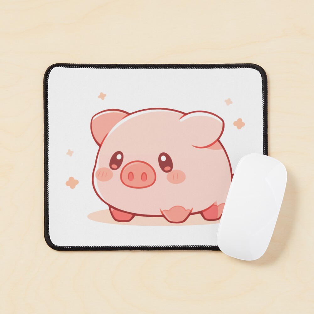 "Cute Kawaii Happy Pig" Sticker for Sale by CozyKawaiiArt | Redbubble