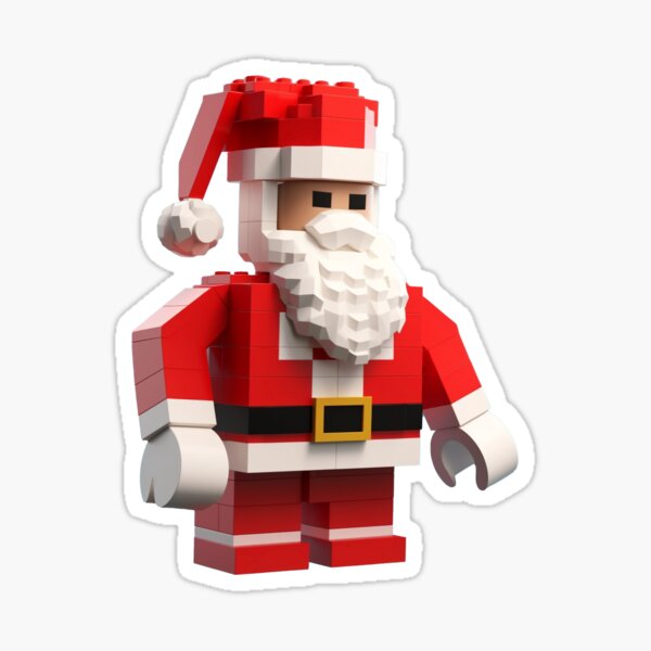 "Roblox Santa - gamer gift for Christmas" Sticker for Sale by Adorn ...