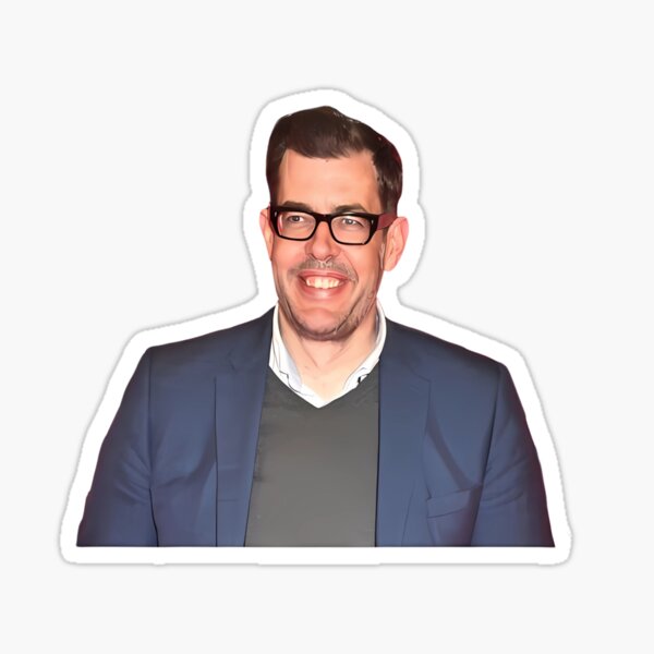 "Richard Osman" Sticker for Sale by dexrmrpArt | Redbubble