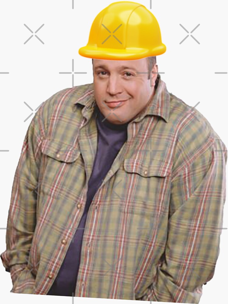 "Kevin James Hard Hat Meme Sticker" Sticker for Sale by unionpride ...