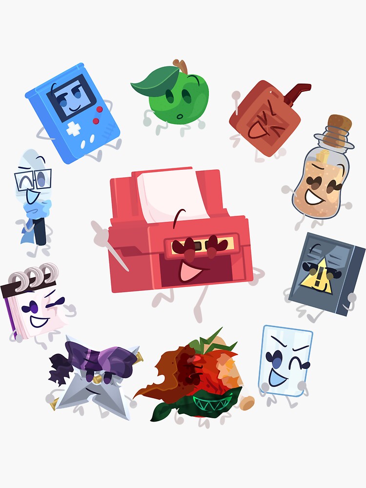 "The Planet Hoppers Cast! (White limbs version!)" Sticker for Sale by ...