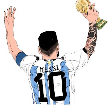 "Messi sticker" Sticker by Agusgoro | Redbubble