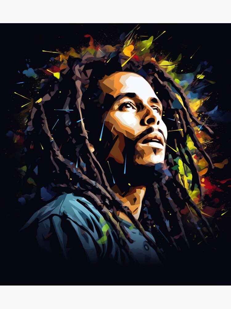 "Bob Marley" Sticker for Sale by RDAInspired | Redbubble