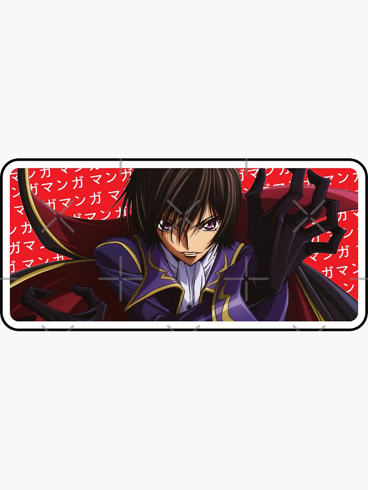 "Lelouch Lamperouge Box Anime design " Sticker for Sale by Nekorios ...