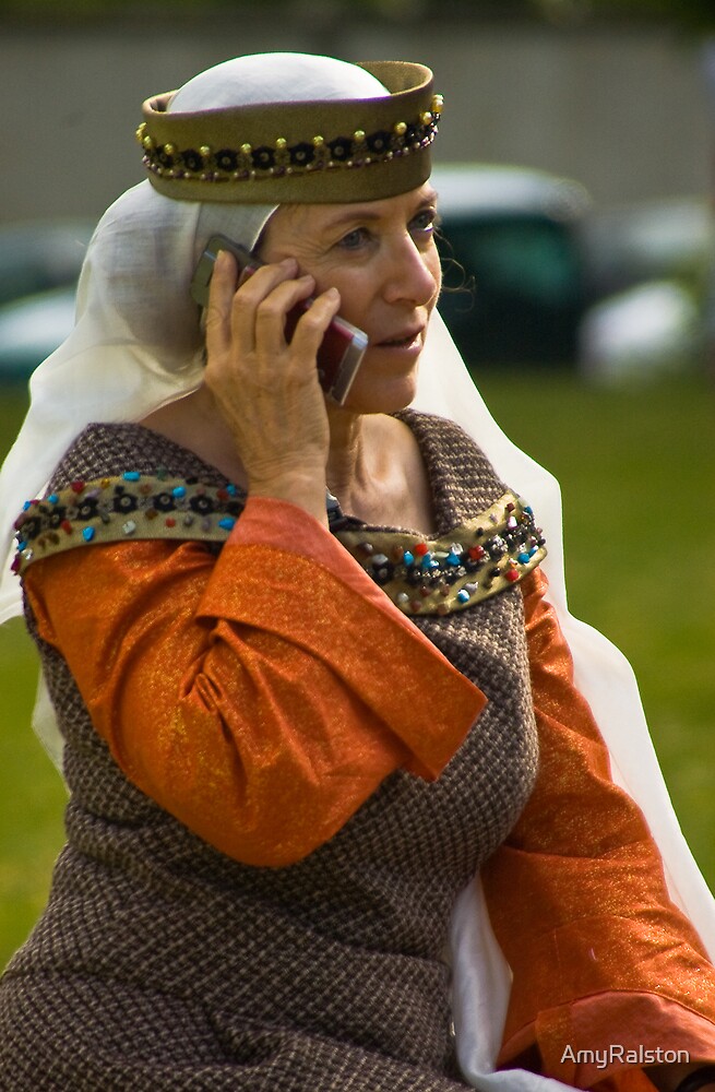 "Medieval Phone Call" by AmyRalston | Redbubble