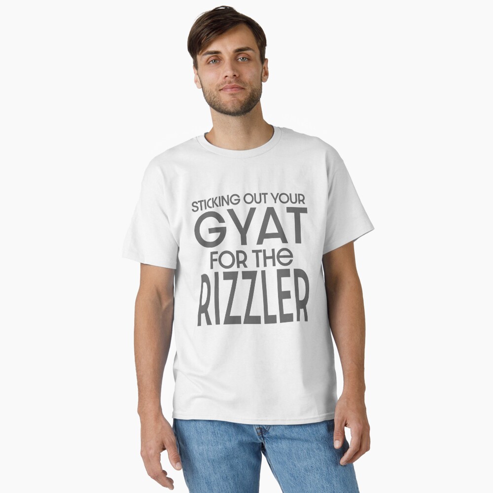 "Sticking out Your Gyat for the Rizzler" Sticker for Sale by flashman ...