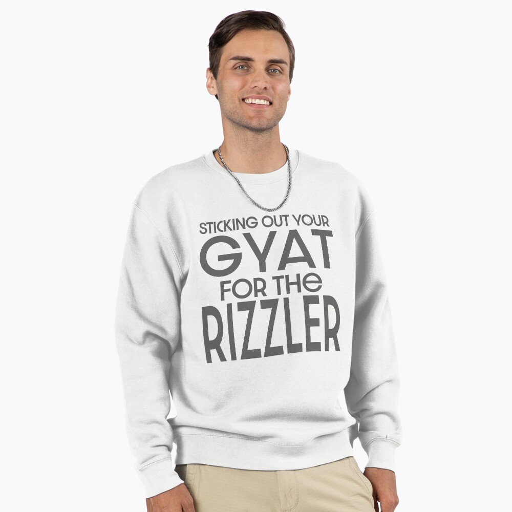 "Sticking out Your Gyat for the Rizzler" Sticker for Sale by flashman ...