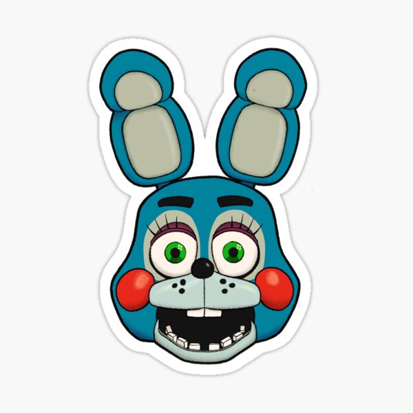 "Toy Bonnie" Sticker for Sale by Crows-Oddities | Redbubble