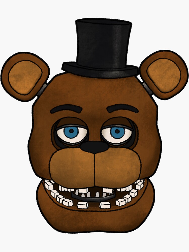 "Withered Freddy" Sticker for Sale by Crows-Oddities | Redbubble