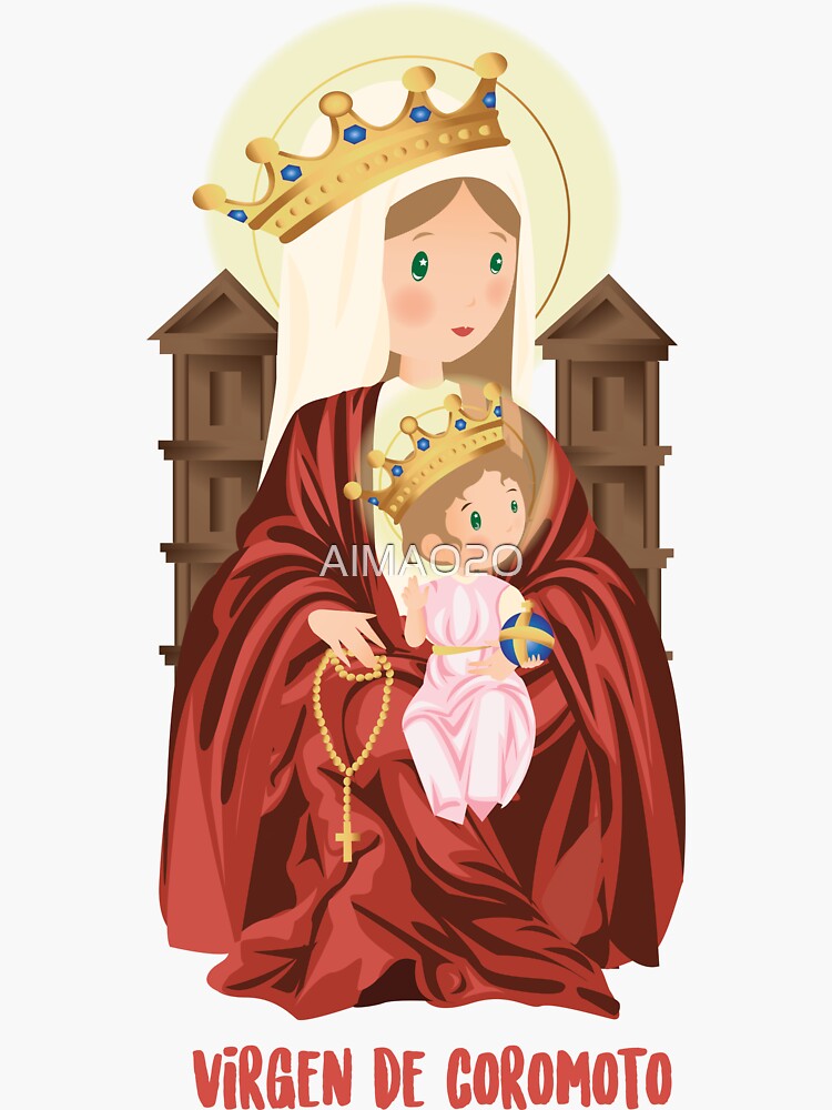 Pegatina «Virgen de Coromoto» de AlMAO2O | Redbubble
