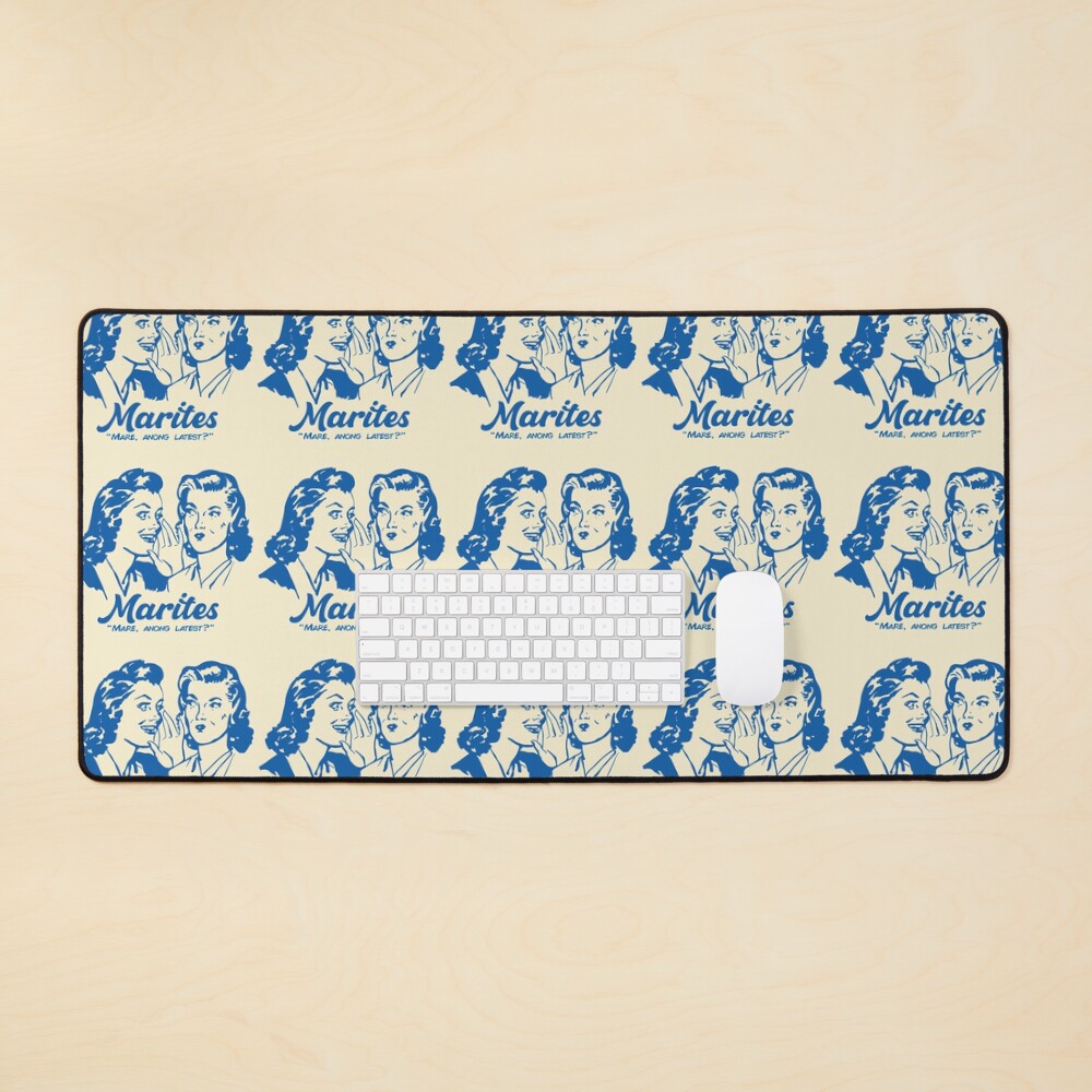 "CHISMOSA MARITES VINTAGE BLUE FILIPINA" Sticker for Sale by aydapadi ...