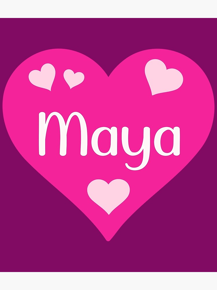 Maya Name Wallpaper