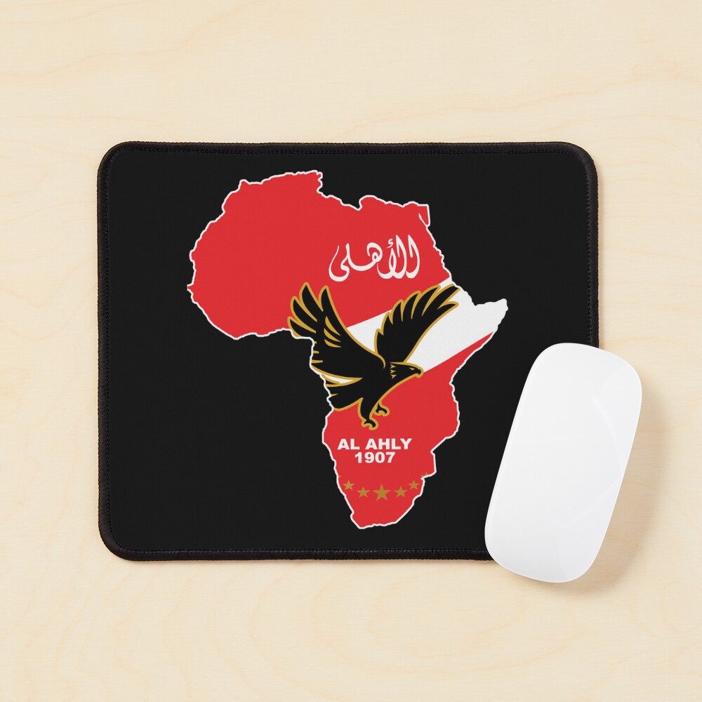 "Al Ahly Egypt FC Football Club Africa Continent Shape" Sticker for ...