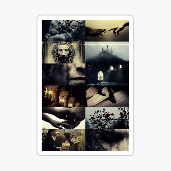 "The Beast Aesthetic" Sticker for Sale by thoughtsoflove | Redbubble