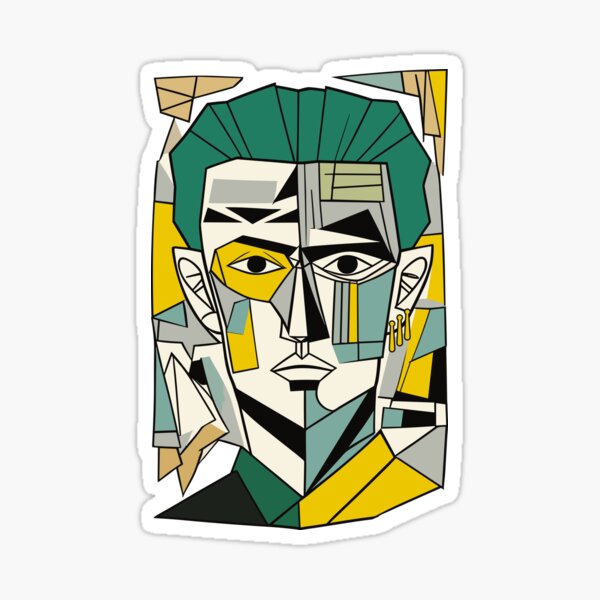"Portrait of Swordsman" Sticker for Sale by Ikibrai | Redbubble