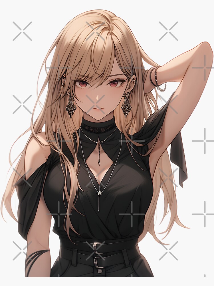 "Misa Cute Anime Girl" Sticker for Sale by DGitaldreamgirl | Redbubble