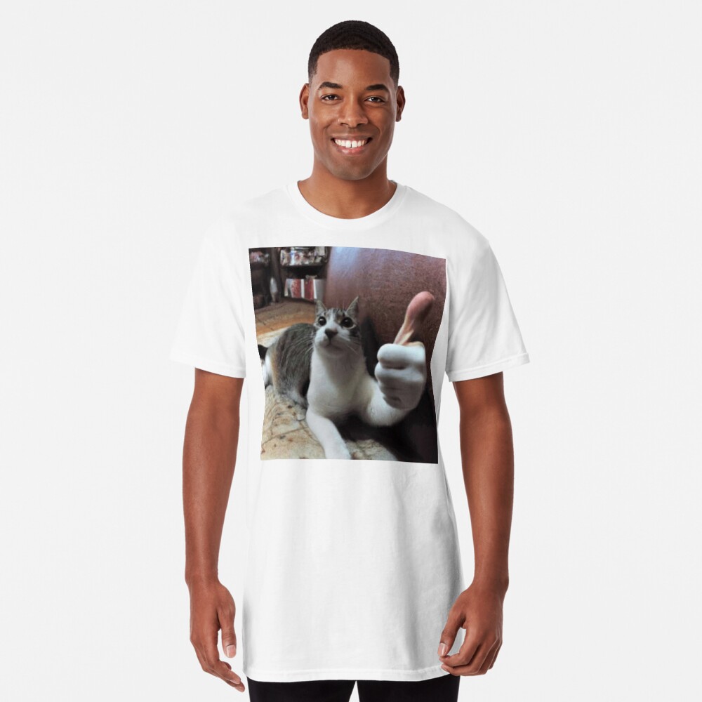 "Cat thumbs up" Sticker for Sale by JamesPSD | Redbubble