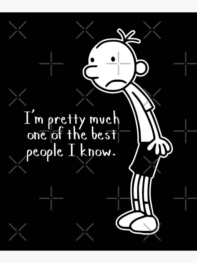 "Official greg Heffley Diary Of A Wimpy" Art Print for Sale by ...