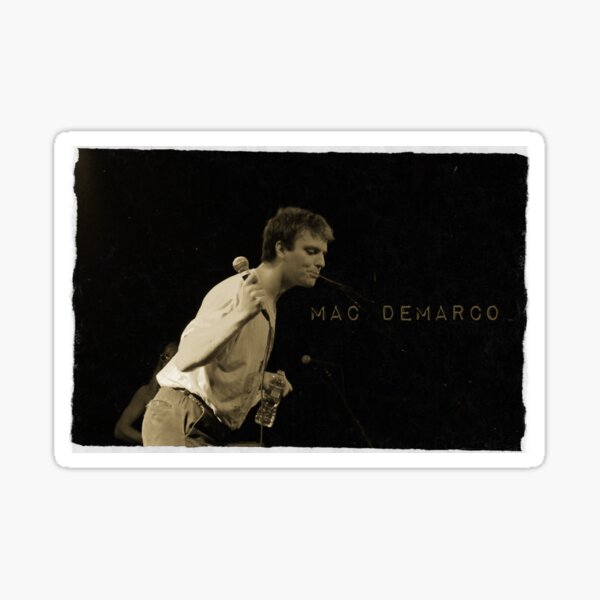 "Mac demarco" Sticker for Sale by auranullnods | Redbubble