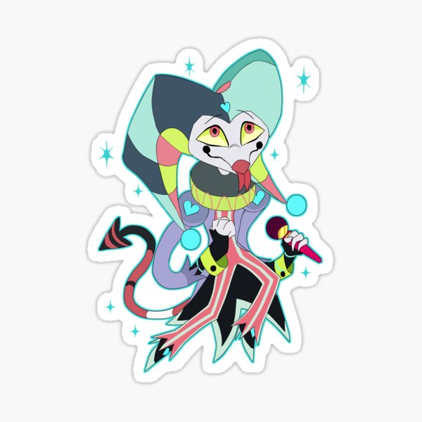 "Helluva Boss Fizzarolli" Sticker for Sale by Pantherheart | Redbubble