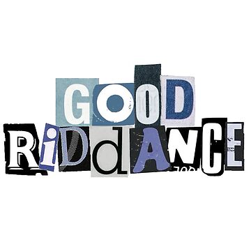 "Good Riddance Gracie Abrams" Sticker for Sale by NaomiesCorner | Redbubble