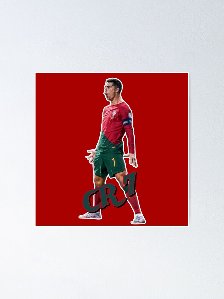 Poster for Sale mit "Cristiano Ronaldo Portugal Suii-Feier" von ...