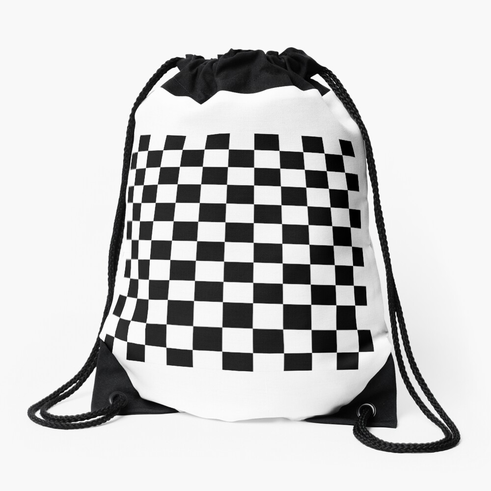 "Checkered Flag Racing Design Chess Checkers Checkerboard Squares ...