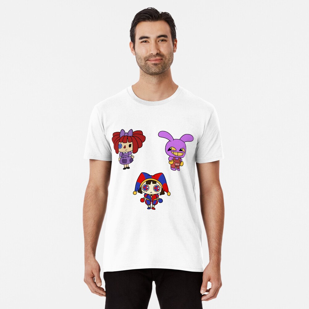 "pomni, ragatha and jax chibi" Sticker for Sale by EveryCuteThings ...