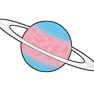 "Transgender Flag Planet " Sticker for Sale by CaptinAubs | Redbubble