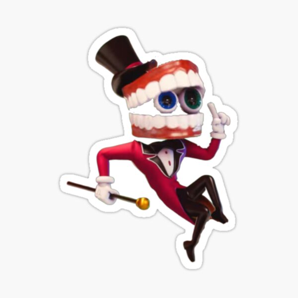 "TADC: Caine Point" Sticker for Sale by EmberlyDawn | Redbubble