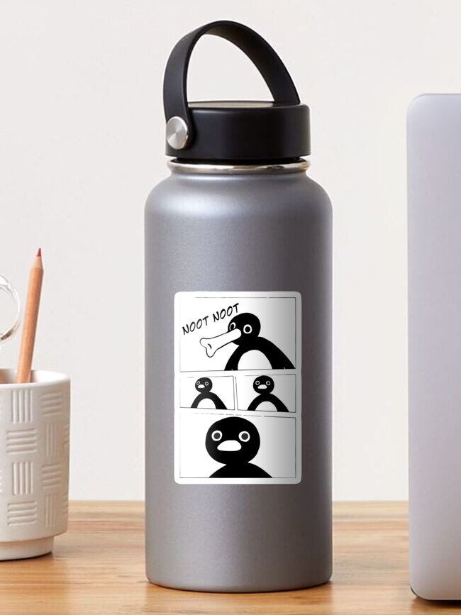 "Pingu horror looking" Sticker for Sale by Stoic Treasures ⭐⭐⭐⭐⭐ ...