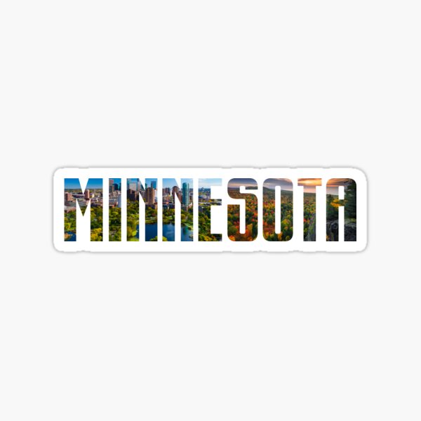 "minnesota" Sticker for Sale by samanthaedelman | Redbubble