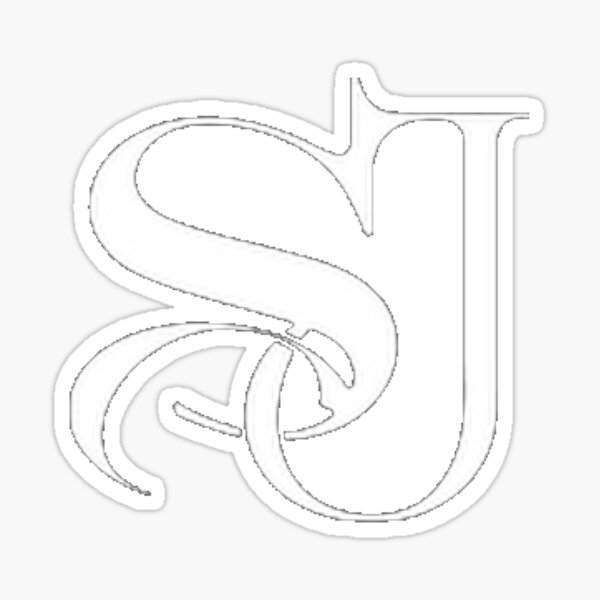 "WHITE SOOJIN LOGO" Sticker for Sale by mature girl | Redbubble