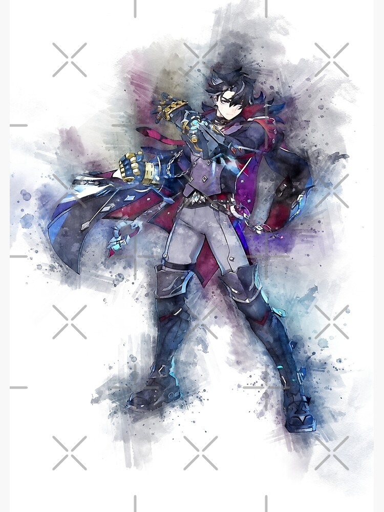 "Wriothesley - Genshin Impact (Watercolor)" Poster for Sale by ...
