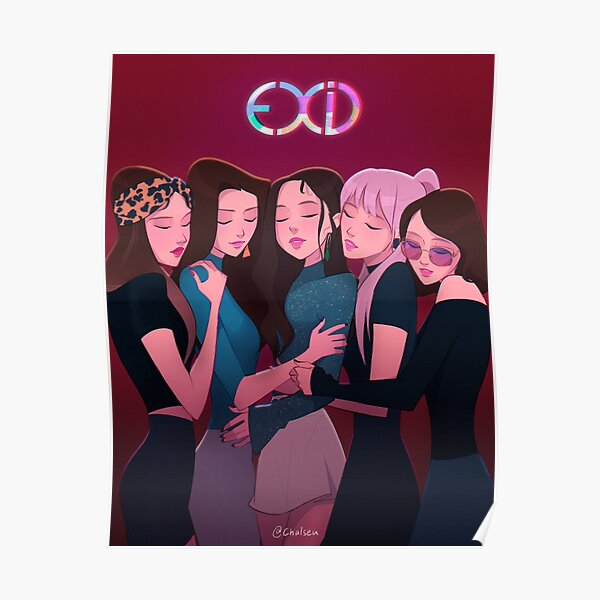 "EXID DDD" Poster by Chalseu | Redbubble