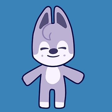 "STRAY KIDS (SKZOO) Bang Chan’s Character Wolf Chan" Sticker for Sale ...