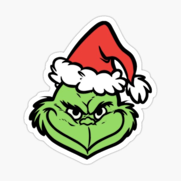 "The Grinch No Background Transculent" Sticker for Sale by ...