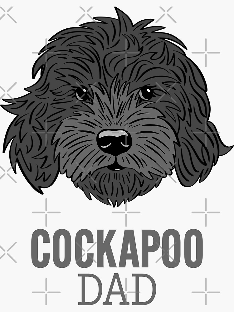 "Cockapoo Dad Black cockapoo, cavapoo, labradoodle, yorkipoo design ...
